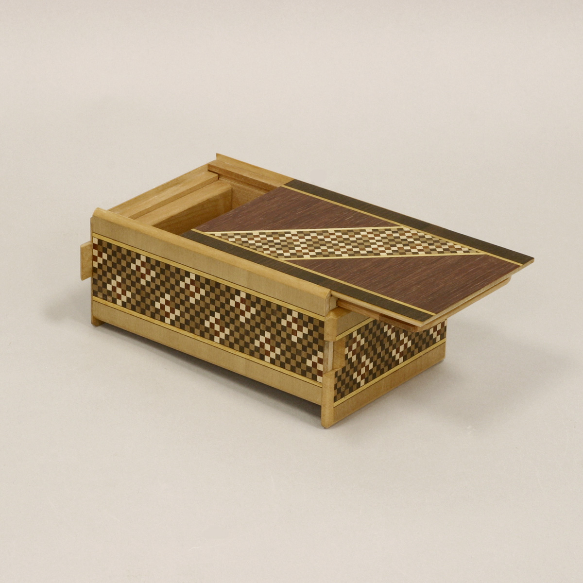 Traditional Secret Box and the side | KARAKURI BOX