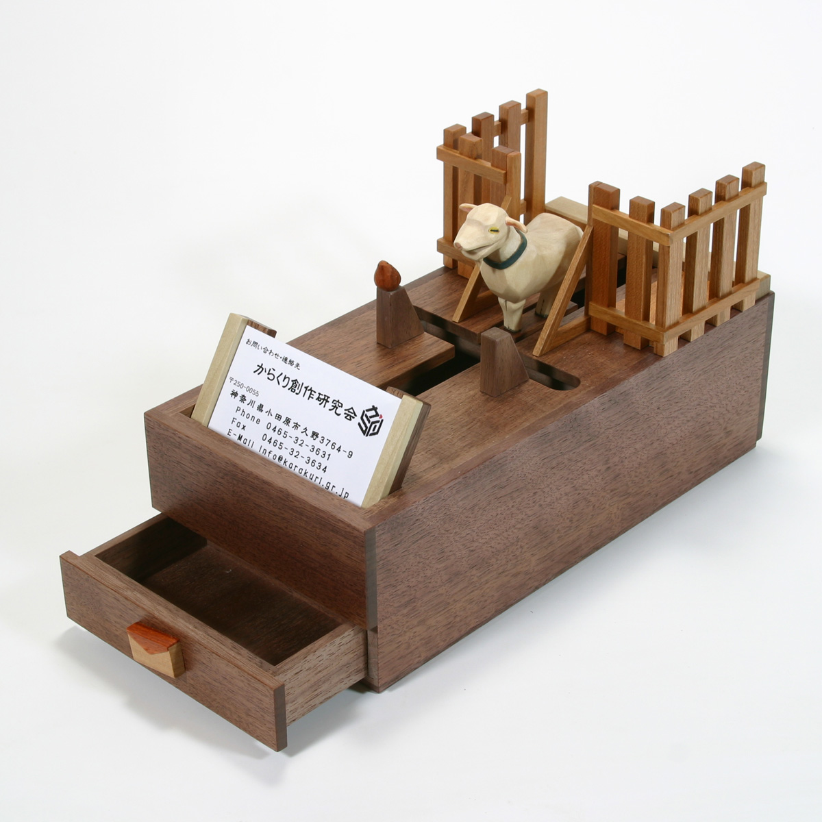 Card Case(Goat) | KARAKURI BOX