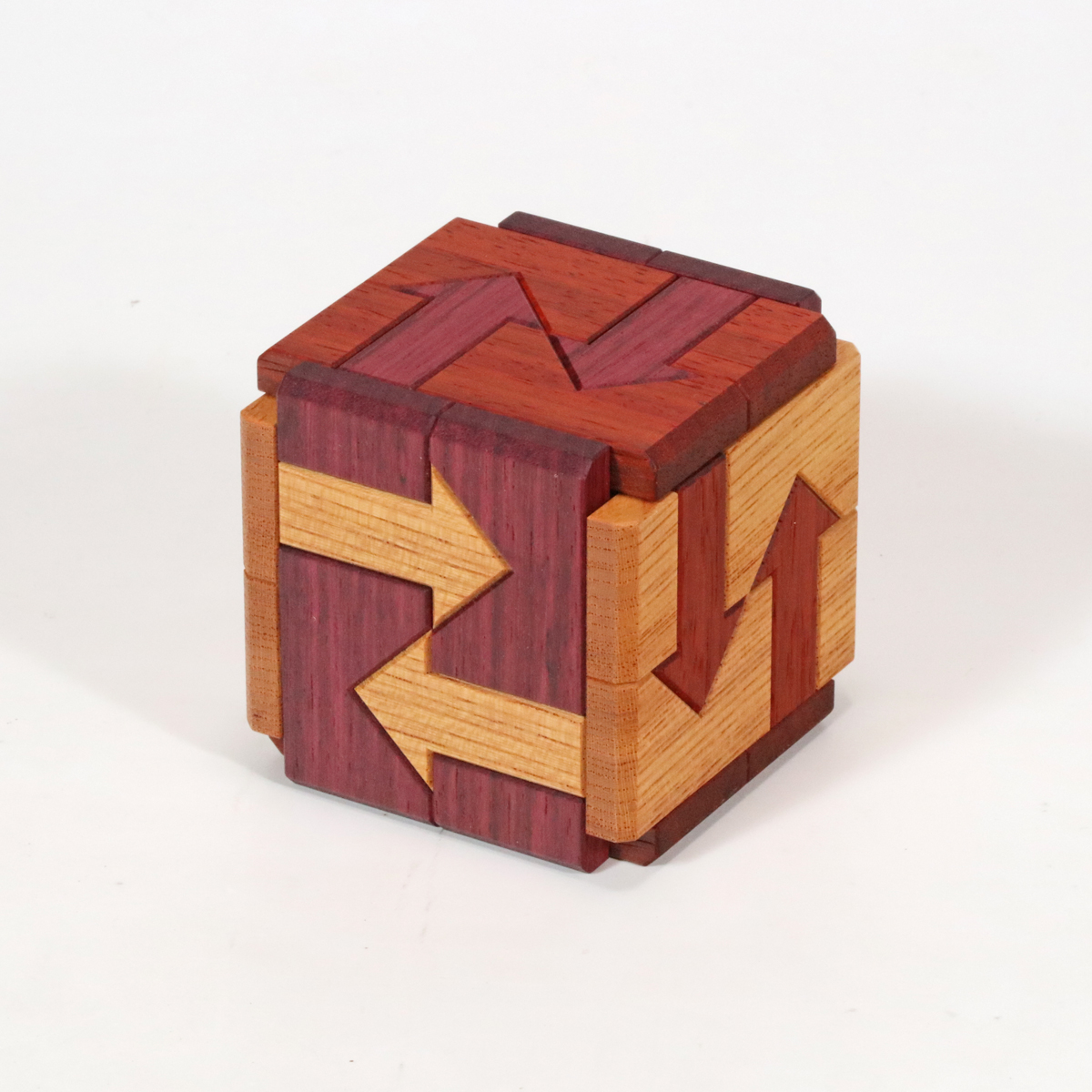 Asymmetric cube -Arrow- (Three colors） | KARAKURI BOX