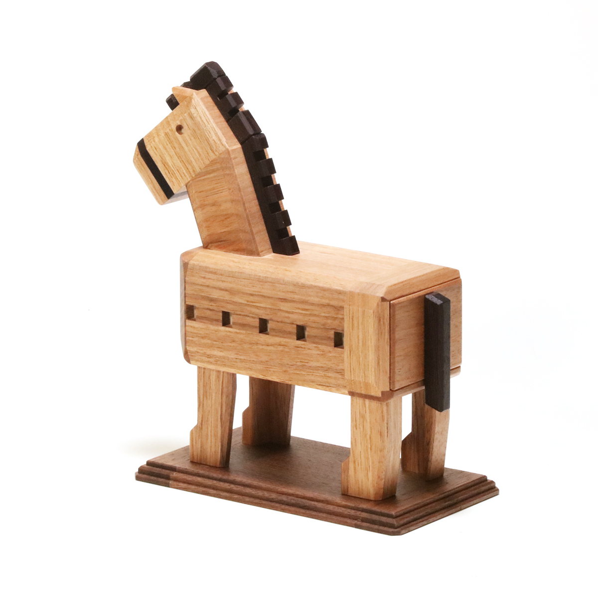 A horse with a warrior | KARAKURI BOX